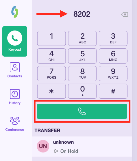 Transfer calls using the Desktop App – BryteCall Help Center